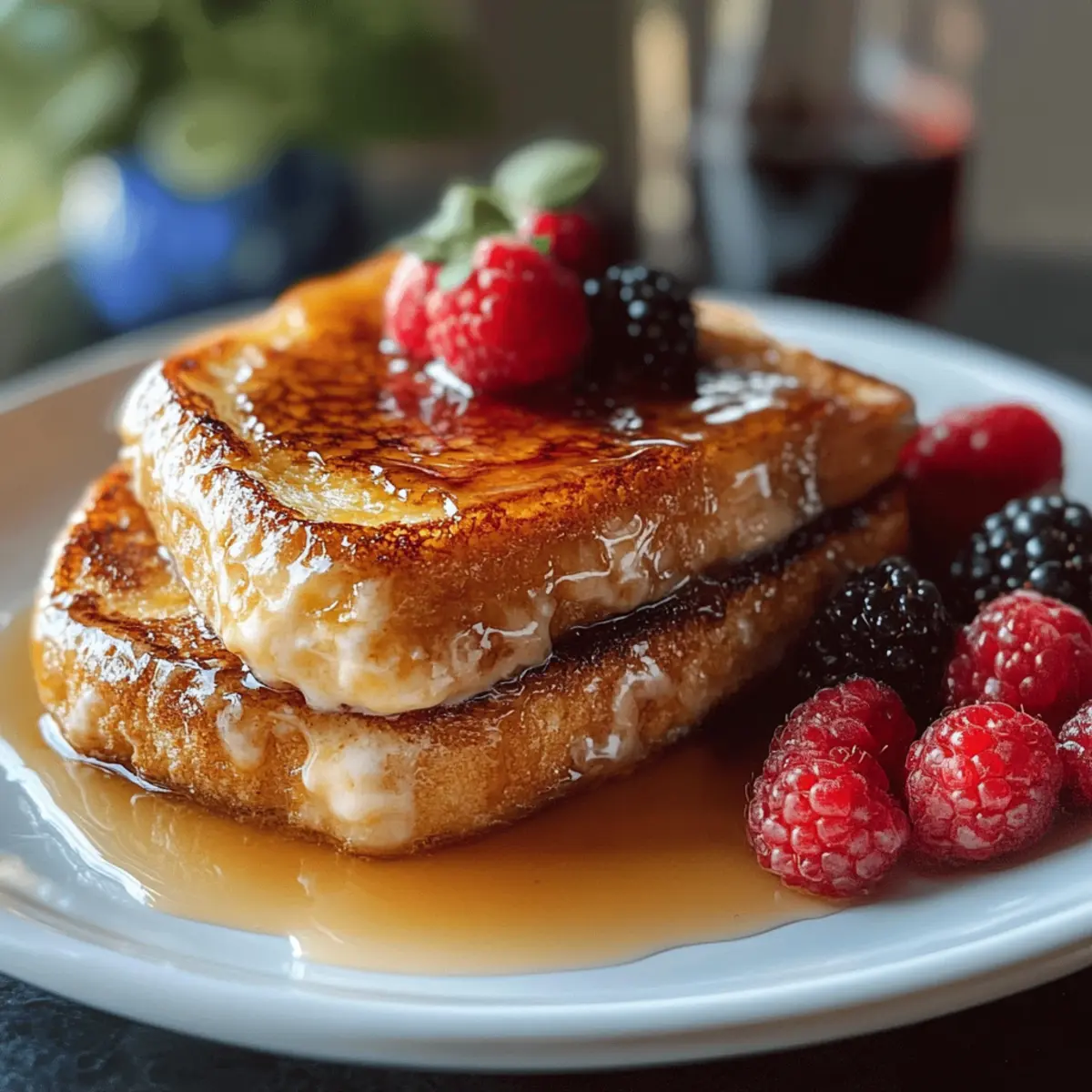 Köstliches Crème Brûlée French Toast Rezept für Feinschmecker